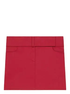 COURREGES Belted Miniskirt - Red