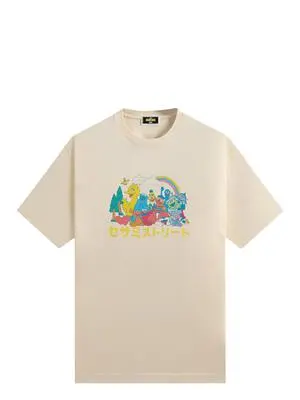 Kith X Sesame Street Camp Vintage Tee - Cream