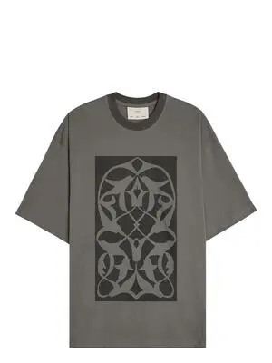 SONG FOR THE MUTE Arabesque Gym Tee - Grey
