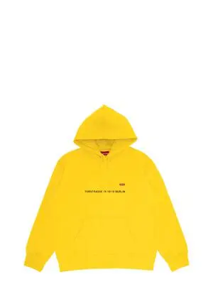 Supreme Shop Small Box Hooded Sweatshirt - Yellow