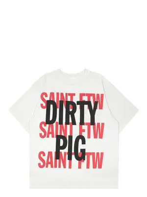 SAINT MXXXXXX Dirty Pig Short-sleeve Tee - White