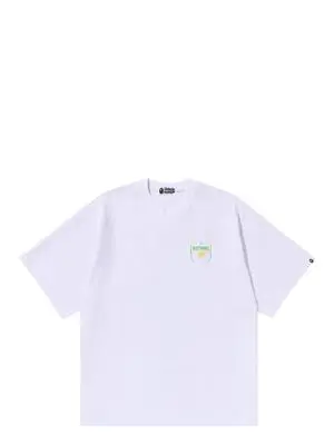 A BATHING APE Gradient T-block Oversized Tee - White