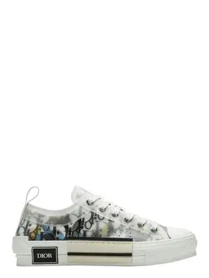 Dior B23 Low Oblique Alex Foxton Print - Blue
