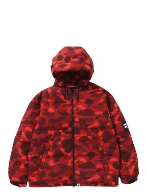 A BATHING APE Relaxed Fit Down Jacket - Red