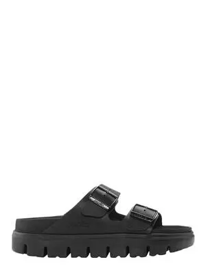 BIRKENSTOCK Arizona Chunky Leather Sandals - Black