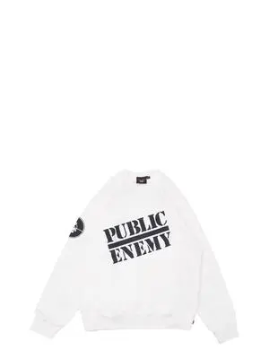 Supreme X Undercover X Public Enemy Crewneck Sweatshirt - White