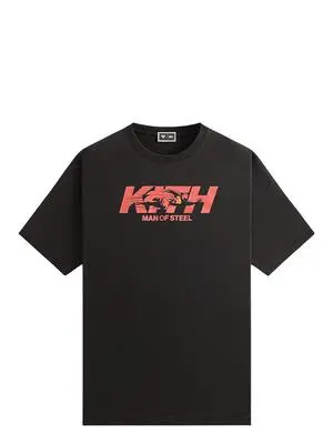 Kith X Superman Of Steel Vintage Tee - Black