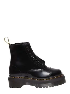 Dr. Martens Sinclair Faux Fur Lined Platform Boots - Black