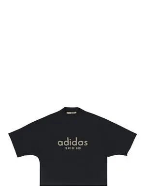 Adidas X Fear Of God Athletics Heavy Jersey 3/4 Mock Tee - Black