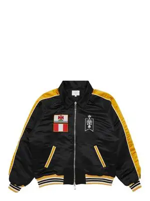 Rhude Le Soleil Satin Bomber - Black