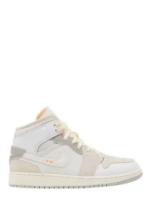 JORDAN 1 Mid Se Craft Gs 'inside Out' Sneakers - White