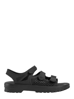 Gucci Velcro Sandal Honeycomb - Black