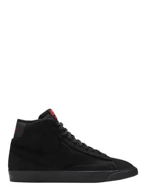 Nike Stranger Things X Blazer Mid Qs 'upside Down' Sneakers - Black