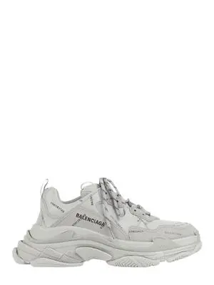 Balenciaga Triple S Allover Logo Sneaker - Grey