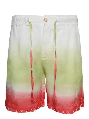 THE ELDER STATESMAN Gradient Crop Short - Multicolor