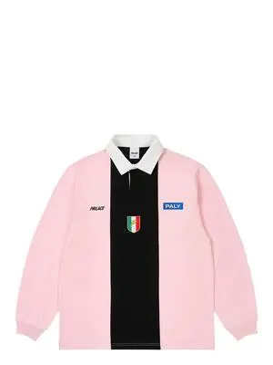 PALACE Paly Rugby Shirt - Pink