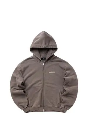 REPRESENT Owners Club Zip Hoodie - Brown