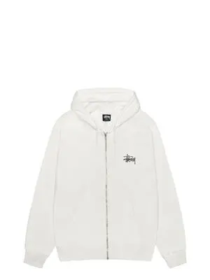 StÜssy Basic Zip Hoodie - Cream