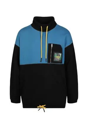 AMBUSH Two-tone Logo Patch Sweatshirt - Black