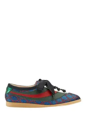 Gucci Falacer Lurex Gg Sneakers - Blue
