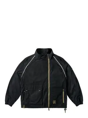 PALACE X Maharishi Asymmetric Track Jacket - Black