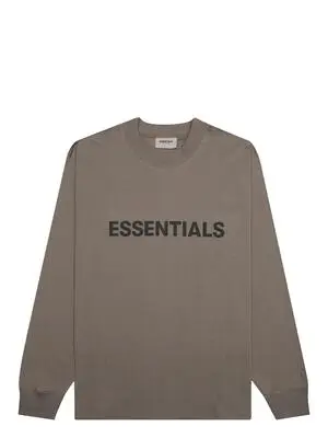 Fear Of God Essentials Long-sleeve Tee - Brown