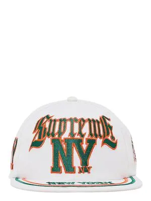Supreme New York 6-panel Hat - White