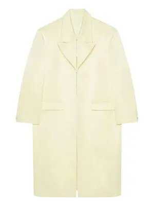 Givenchy Notched Lapel Coat - Yellow