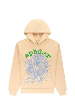 SP5DER Og Web V2 Hoodie - Cream