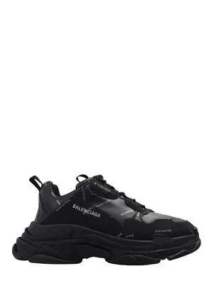 BALENCIAGA Triple S Allover Logo Sneakers