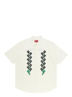 SUPREME Needlepoint Short-Sleeve Shirt