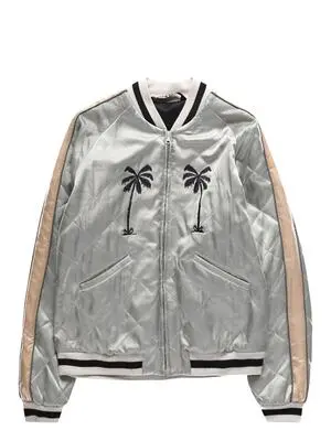 Palm Angels Life Is Palm Souvenir Jacket - Grey