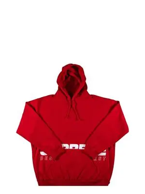 Supreme Best Of The Best Hooded Sweatshirt - Red