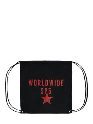 SP5DER Ww Cinch Bag - Black