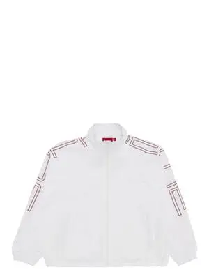 Supreme Embroidered Track Jacket - White