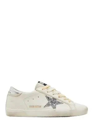 GOLDEN GOOSE Superstar Glitter Sneakers - White