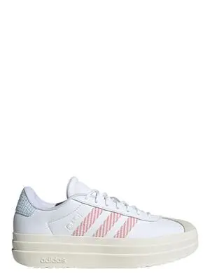 Adidas Vl Court Bold Striped Textile - White