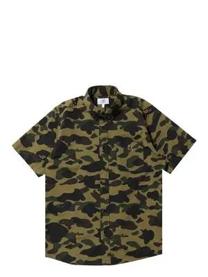 A BATHING APE 1st Camo Button-down Shirt - Green