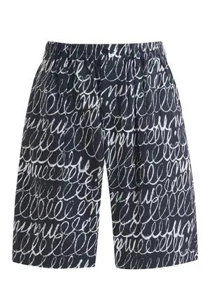 Marni Drawstring Bermuda Pants - Black