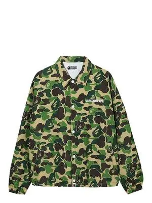A BATHING APE Relaxed Coach Jacket - Green
