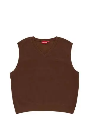 Supreme Sweatshirt Vest - Brown