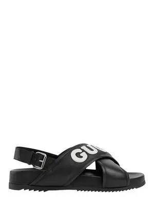 Gucci Crossover Sandal - Black