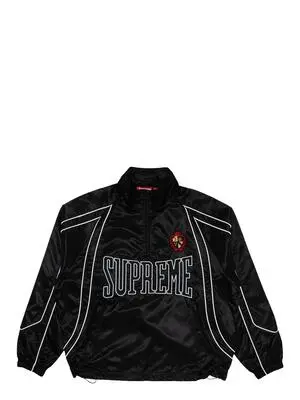 Supreme Satin Piping Pullover - Black