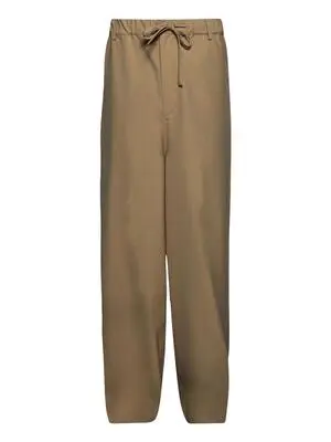 Marni Wool Blend Trousers - Tan