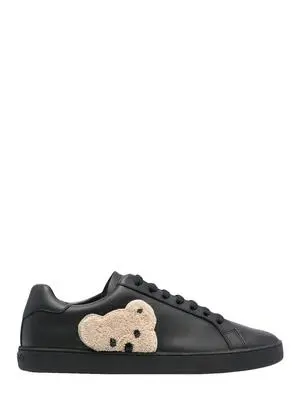 Palm Angels Tennis Teddy Bear Sneakers - Black