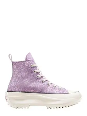 CONVERSE Run Star Hike Platform High Glitter Sneakers - Purple