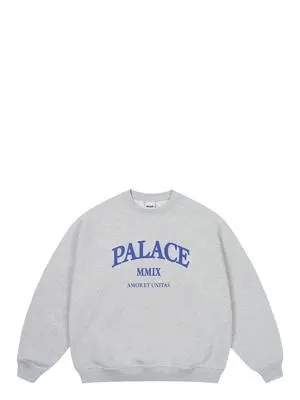 PALACE Unitas Oversized Crew - Grey
