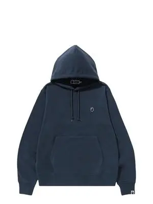 A BATHING APE Ape Head One Point Pullover Hoodie - Blue