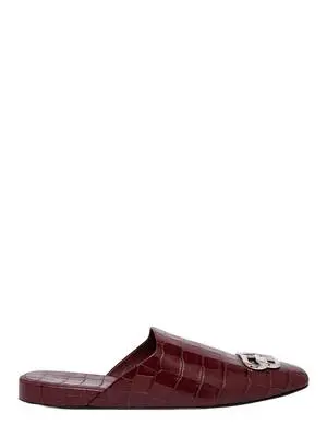 Balenciaga Cosy Croco Mule - Red
