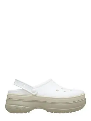 CROCS Classic Stacked Clog - White